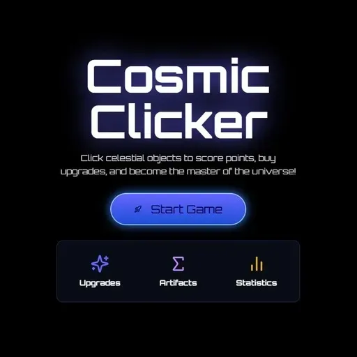 Cosmic Clicker Game – Best Space Click Game 2026